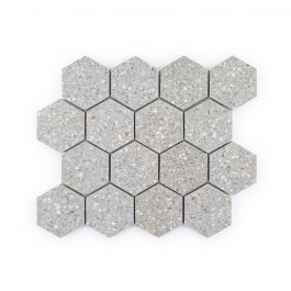 Modern Mixer Gibson 3" Hexagon Mosaic Terrazzo*