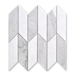 Imperial Carrara Arrowhead Polished Marble