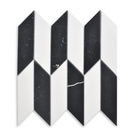 Imperial Nero Arrowhead Polished Marble