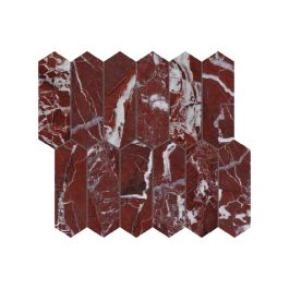 Tuscano Rosso 2x6" Picket Polished Marble*